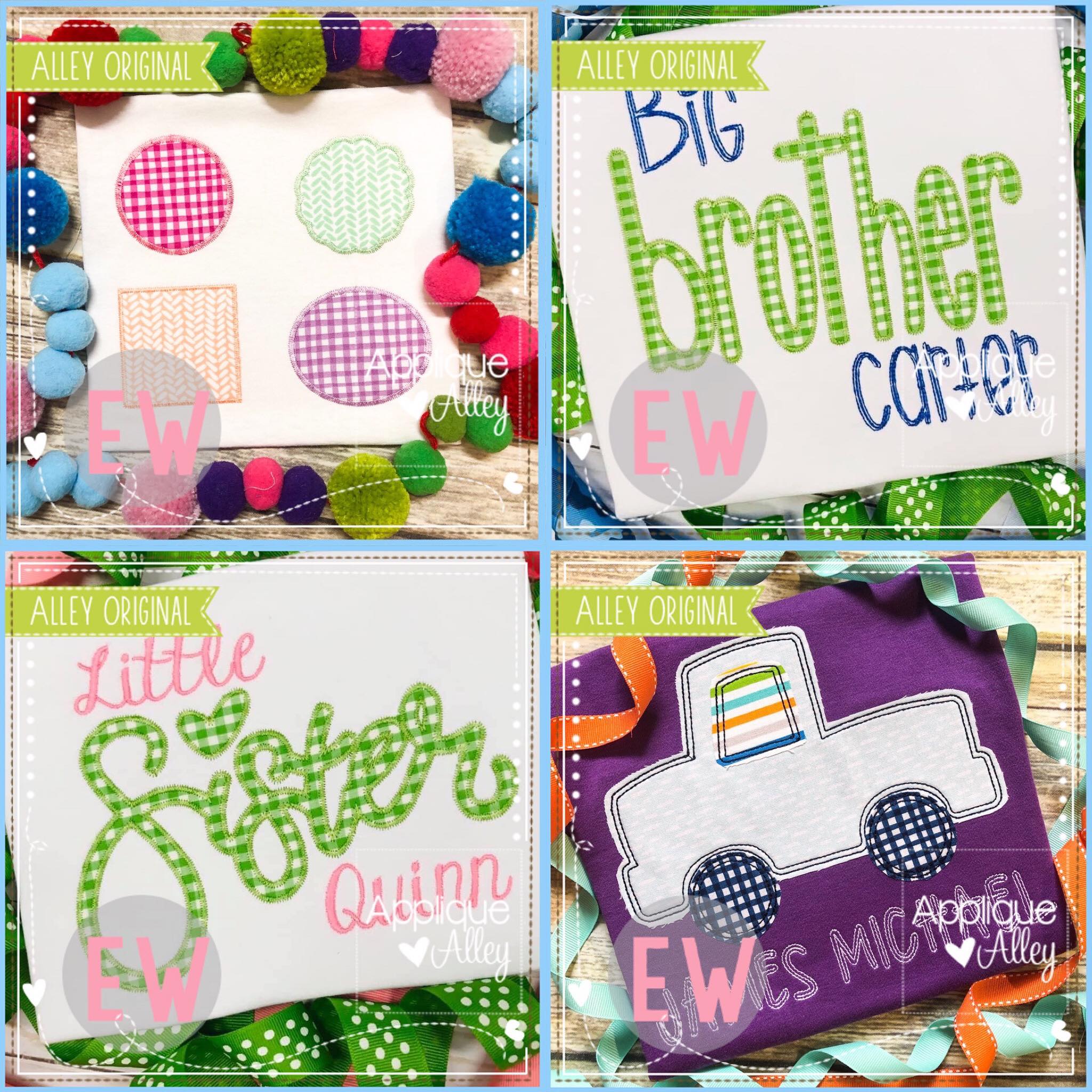 MINI BROTHER SISTER BUNDLE AAEW – appliquealley