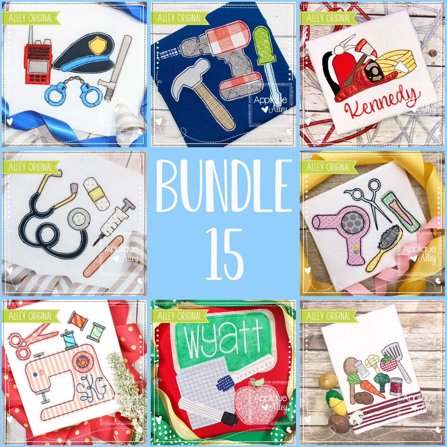 ALLEY BUNDLE 15 AAEH – appliquealley