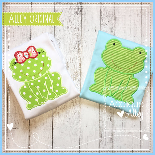 FROGGIE FROG SET – appliquealley