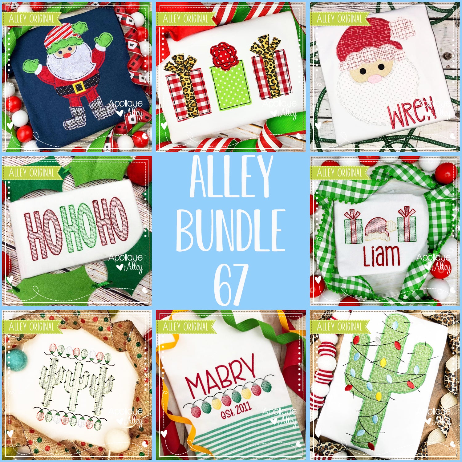 ALLEY BUNDLE 67 5093AAEH – appliquealley