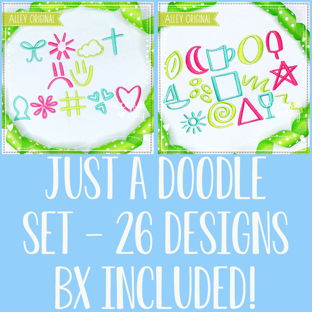 JUST A DOODLE SET 5148AAEH – appliquealley