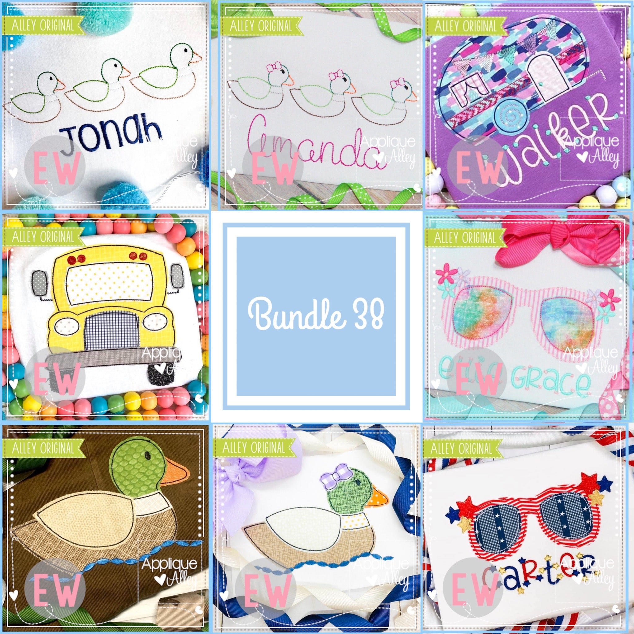 ALLEY BUNDLE 38 AAEW – appliquealley