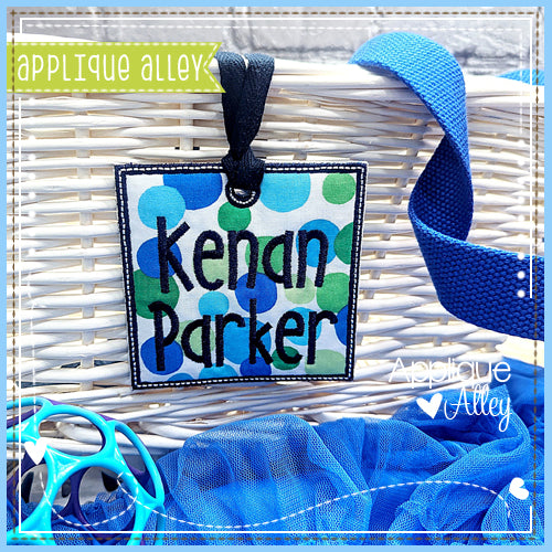 BAG TAG SIMPLE SQUARE 6810AAEH – appliquealley