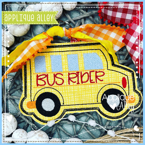 BAG TAG VINTAGE BUS RIDER 6624AAEH – appliquealley