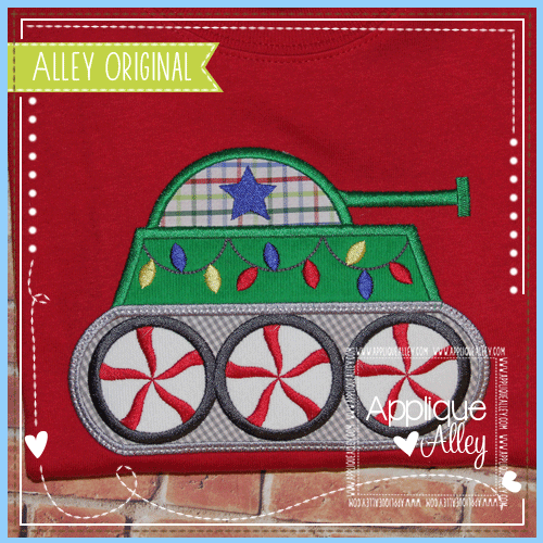 CHRISTMAS TANK – appliquealley