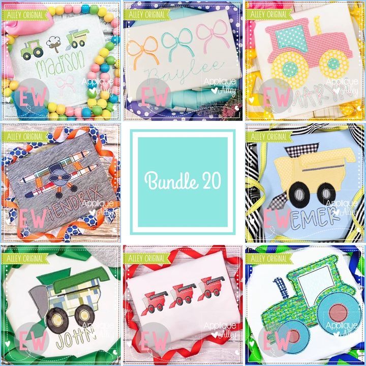ALLEY BUNDLE 20 AAEW – appliquealley