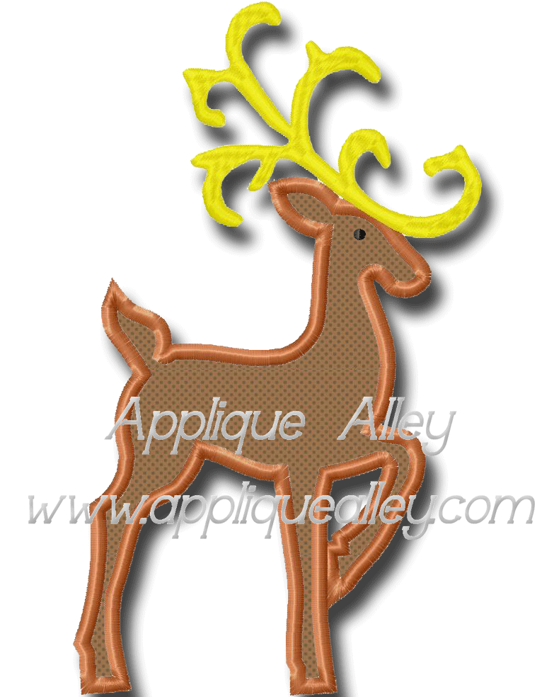 FANCY REINDEER – appliquealley