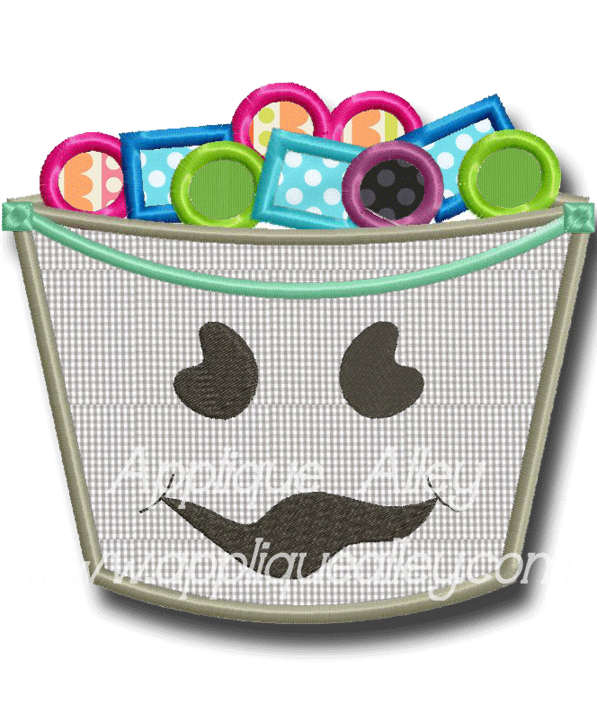 GHOST CANDY BUCKET – appliquealley