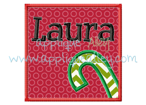 SIDE CANDY CANE PATCH – appliquealley