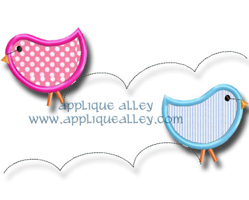 SKIPPING BIRDS – appliquealley