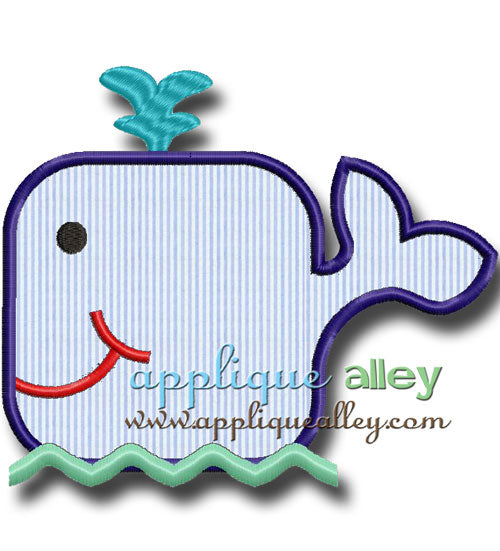 SQUARE WHALE – appliquealley