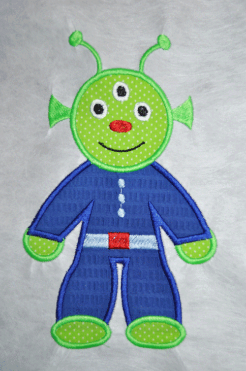 GREEN ALIEN – appliquealley