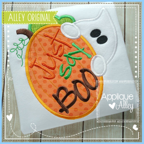 JUST SAY BOO – appliquealley