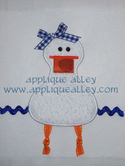 RIC RAC DUCK – appliquealley