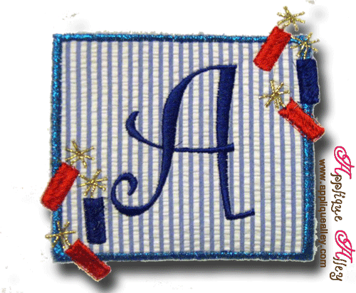 FIREWORKS PATCH – appliquealley