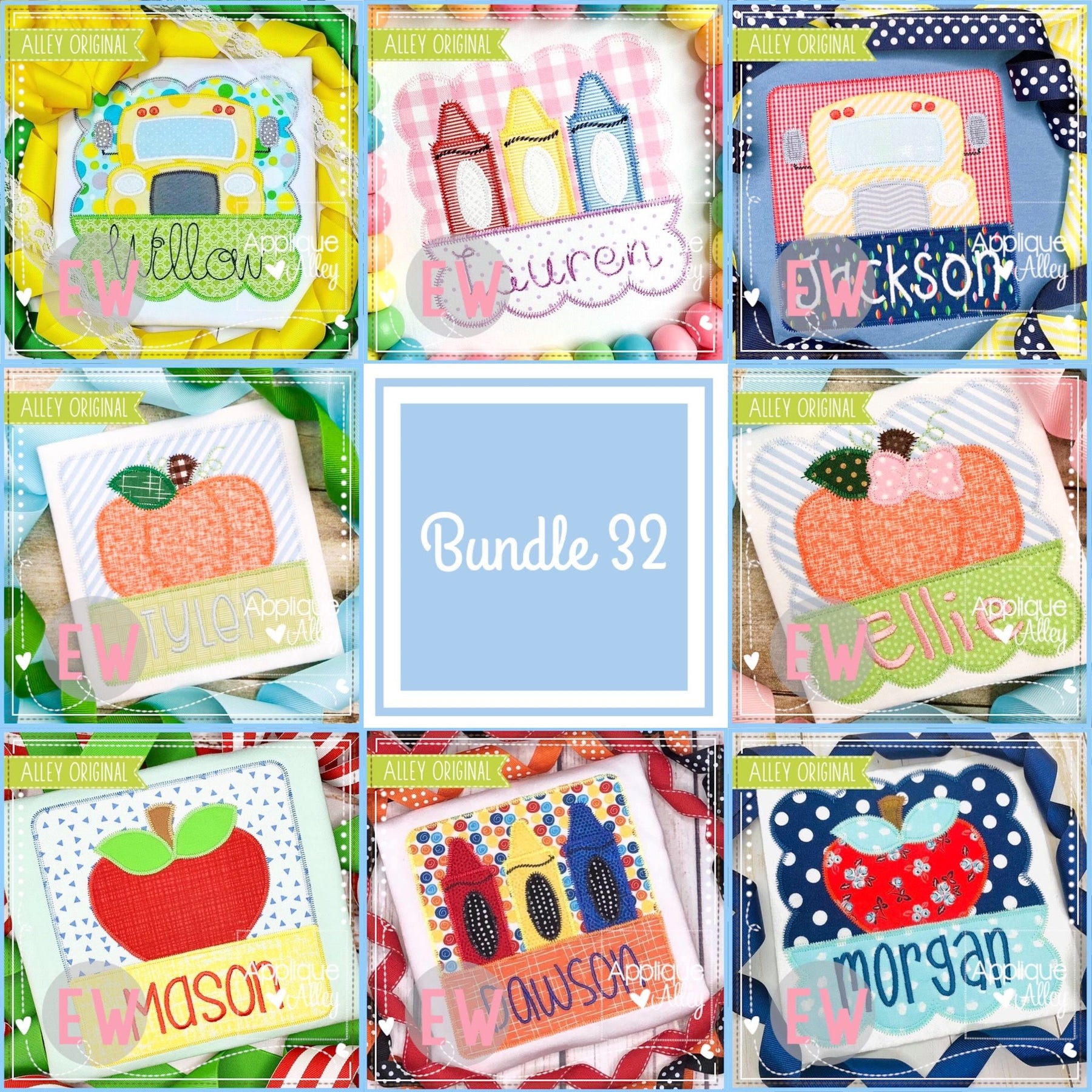 AA BUNDLE 32- AAEW – appliquealley