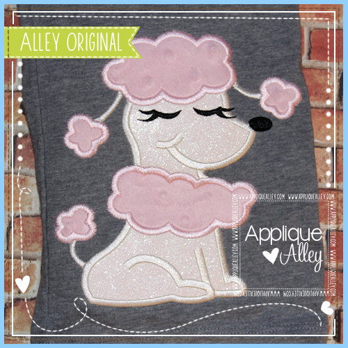 SASSY POODLE – appliquealley