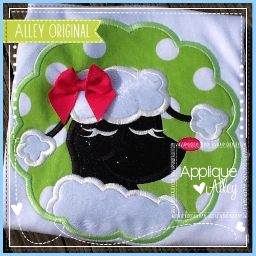 SASSY POODLE SCALLOP – appliquealley