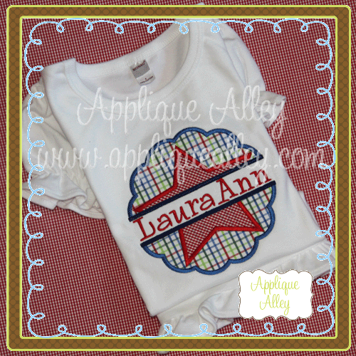 SPLIT STAR SCALLOP – appliquealley