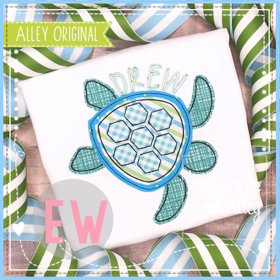 VINTAGE SEA TURTLE AAEW – appliquealley