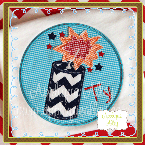 FIRECRACKER CIRCLE – appliquealley