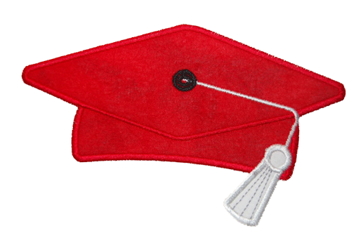 GRADUATION HAT – appliquealley