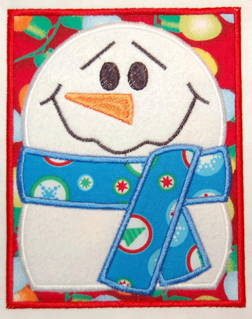HUMBLE SNOWMAN – appliquealley