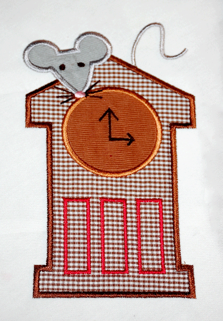 MOUSE UP CLOCK – appliquealley