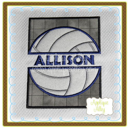 SPLIT VOLLEYBALL WITH NET – appliquealley