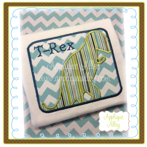 T REX SQUARE – appliquealley